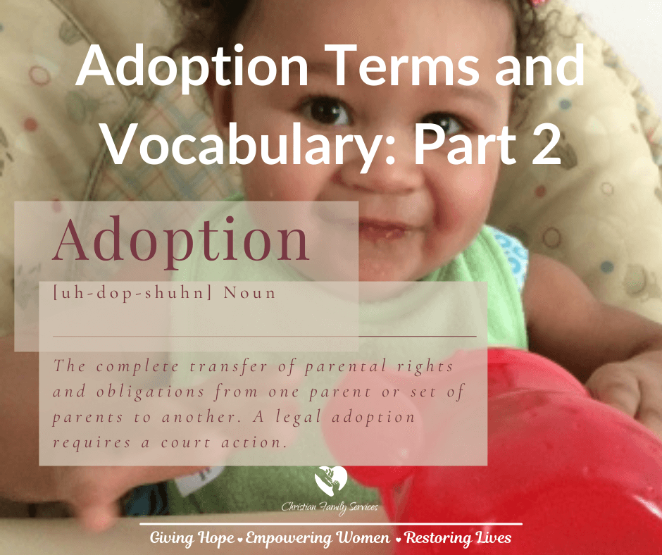 Adoption Terms and Vocabulary: Part 2 | Christian Family Services ...